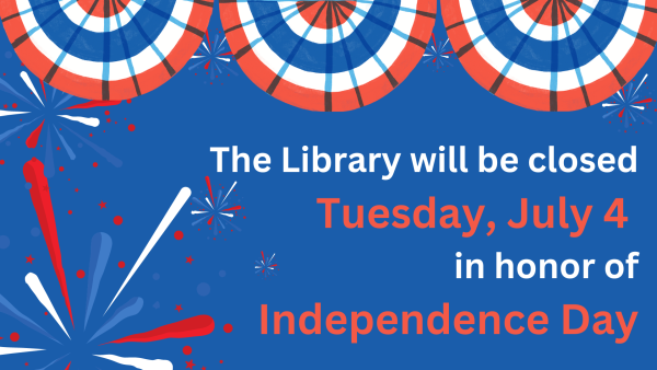 Library Closed July 4 | Rodman Public Library